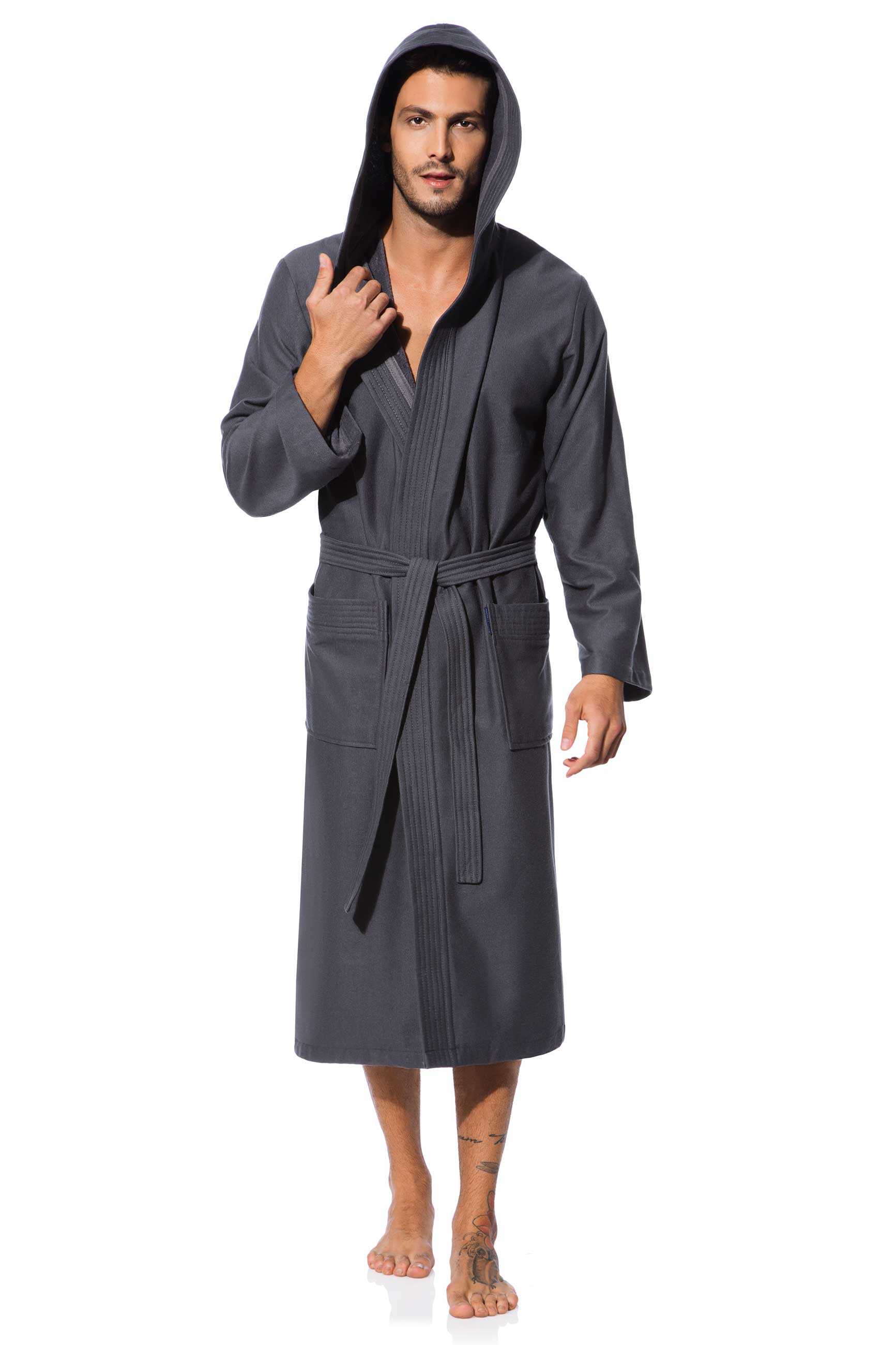 Elegantes Bademantel Herren Mit Kapuze Ebenbild www inf inet com